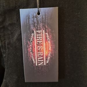 Fire & Rain | Jeans | Fire Rain Mens Black Slim Fit Paint Splatter ...